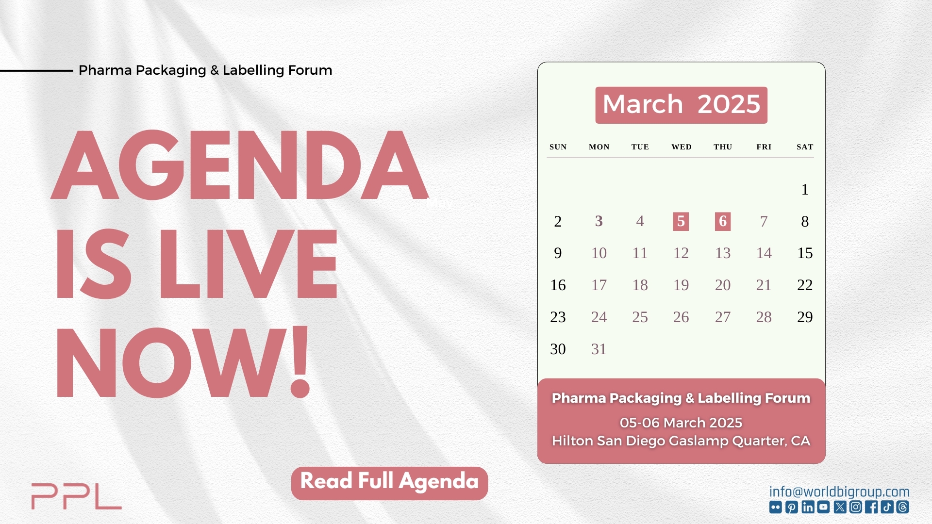 PPL US 2025 Request Agenda